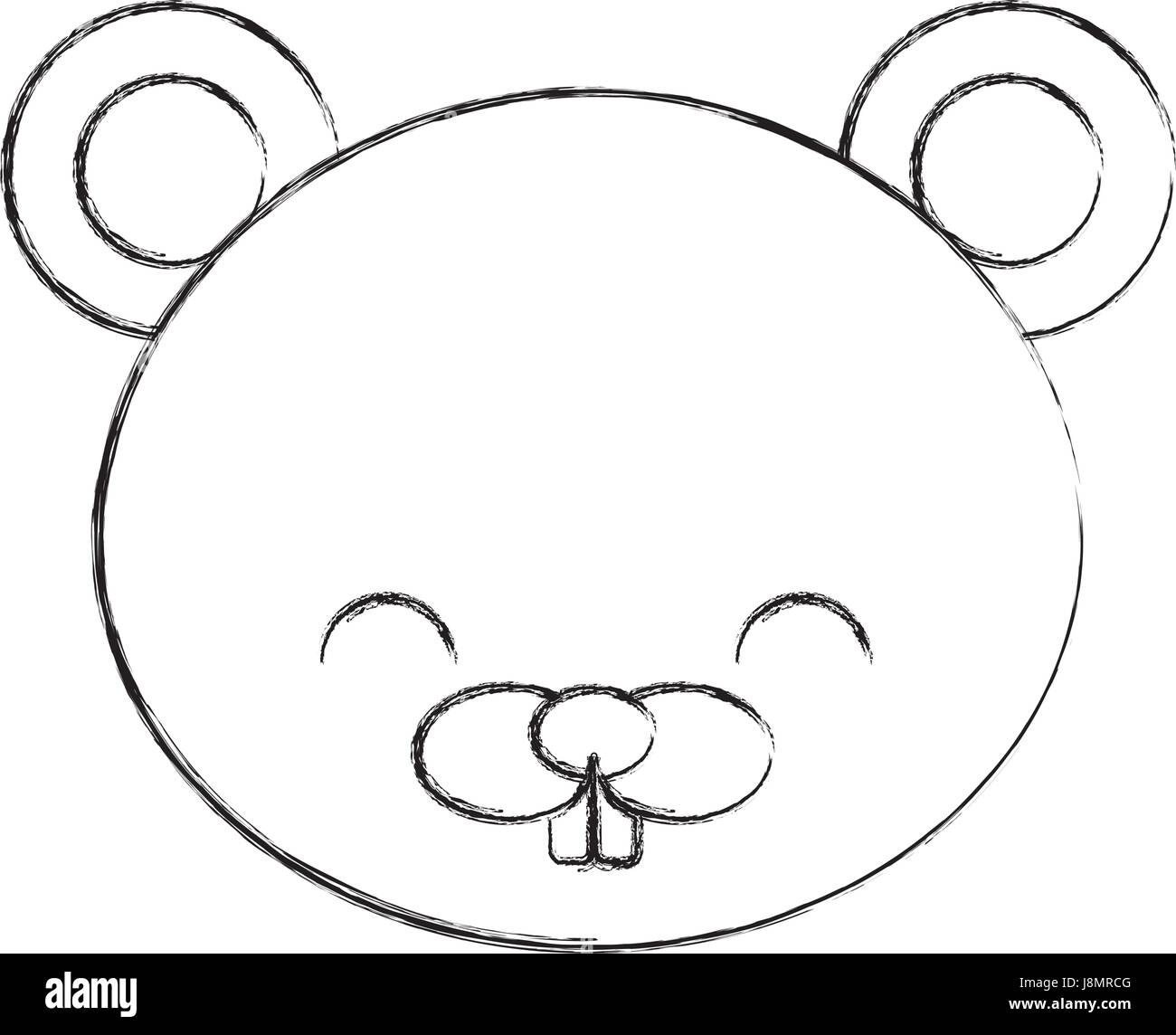 cute sketch draw beaver cartoon Stock Vector Image & Art - Alamy