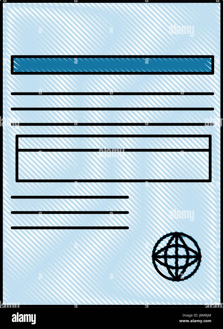 document contract official Stock Vector Image & Art - Alamy
