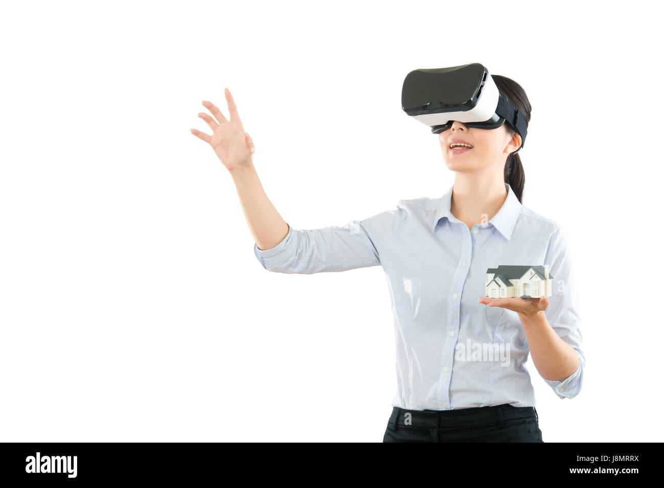 Miniature woman standing on Cut Out Stock Images & Pictures - Alamy