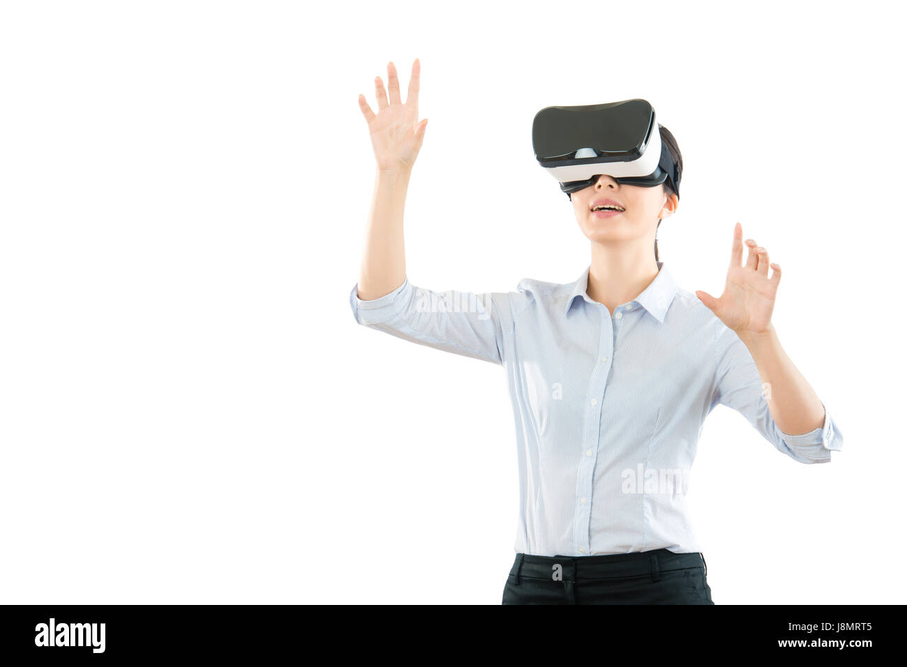 Hand asian woman wearing Cut Out Stock Images & Pictures - Alamy