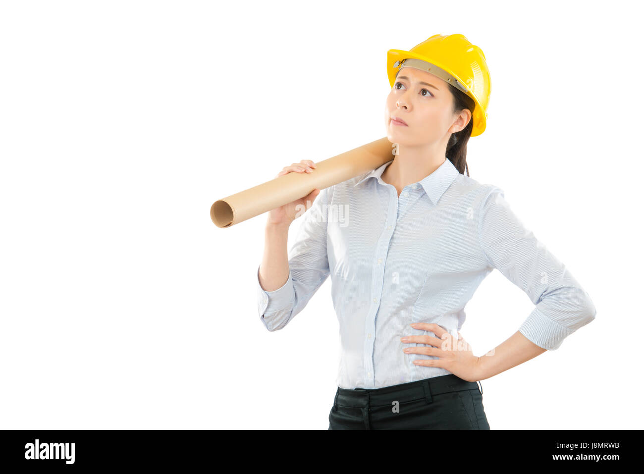 Chinese japanese builder woman hi-res stock photography and images - Alamy