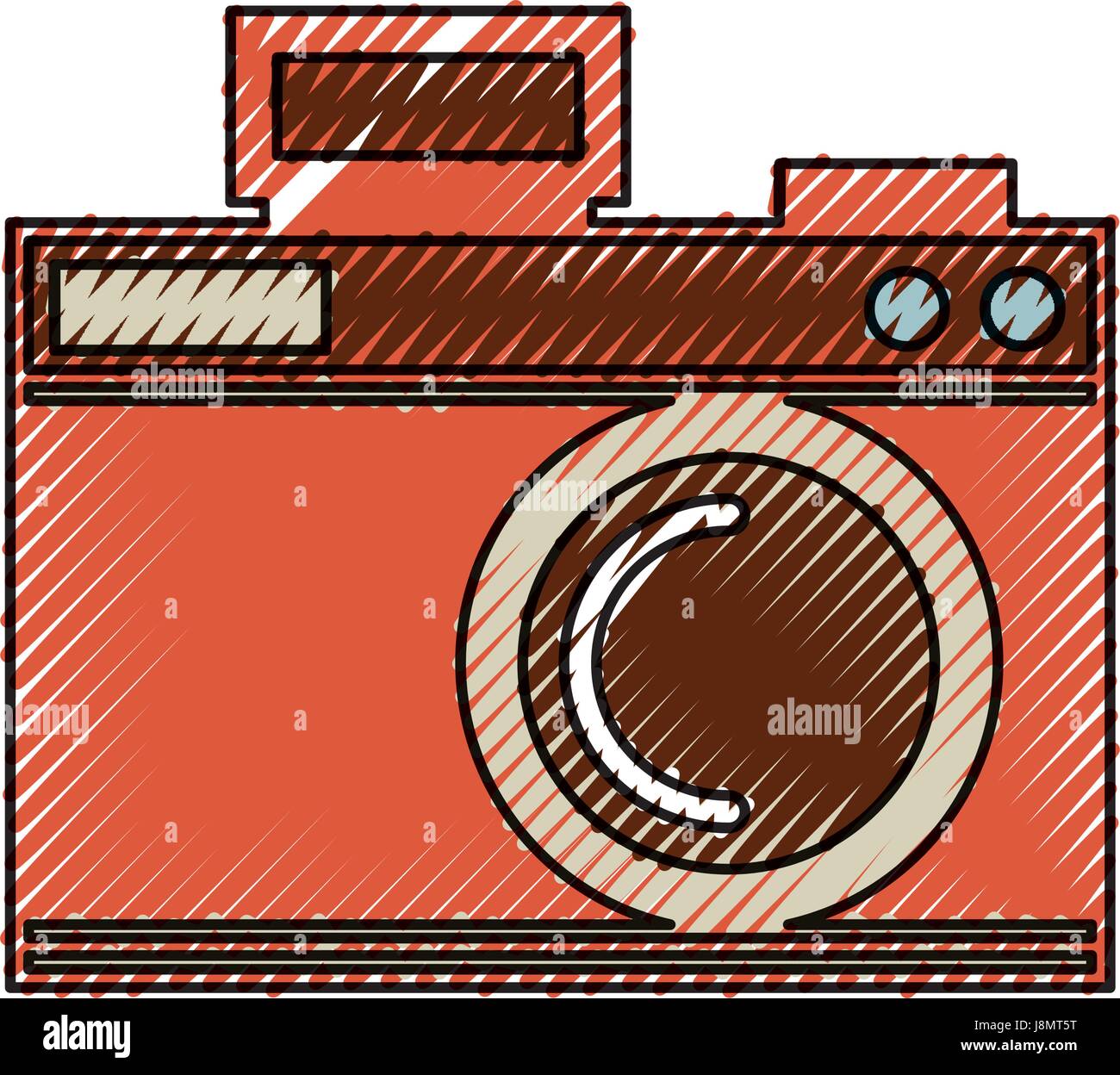 cute scribble camera cartoon Stock Vector Image & Art - Alamy
