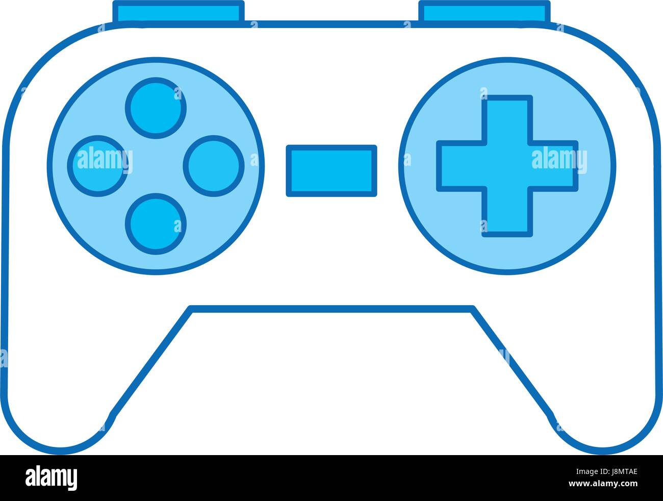 blue icon Control game Stock Vector Image & Art - Alamy