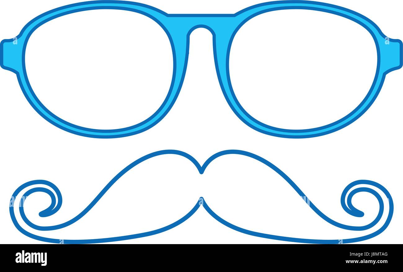 blue icon vintage face Stock Vector Image & Art - Alamy