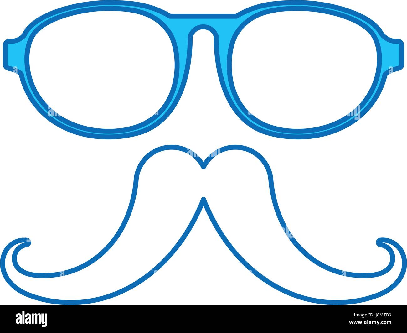 blue icon vintage face Stock Vector Image & Art - Alamy