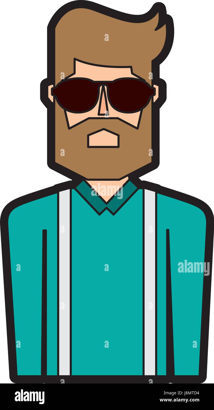 Male cartoon upper body hi-res stock photography and images - Alamy