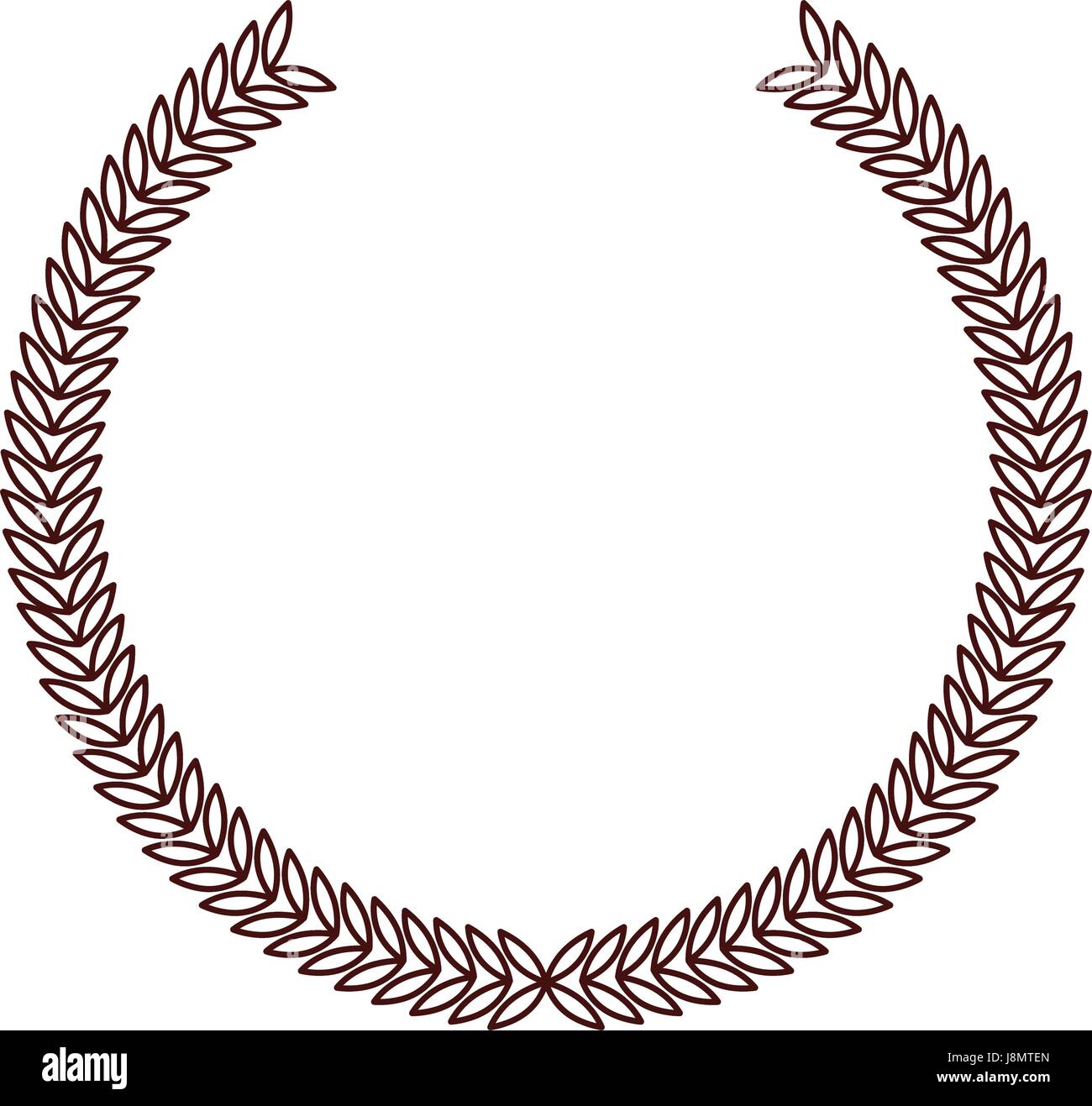 brown round emblem icon Stock Vector Image & Art - Alamy