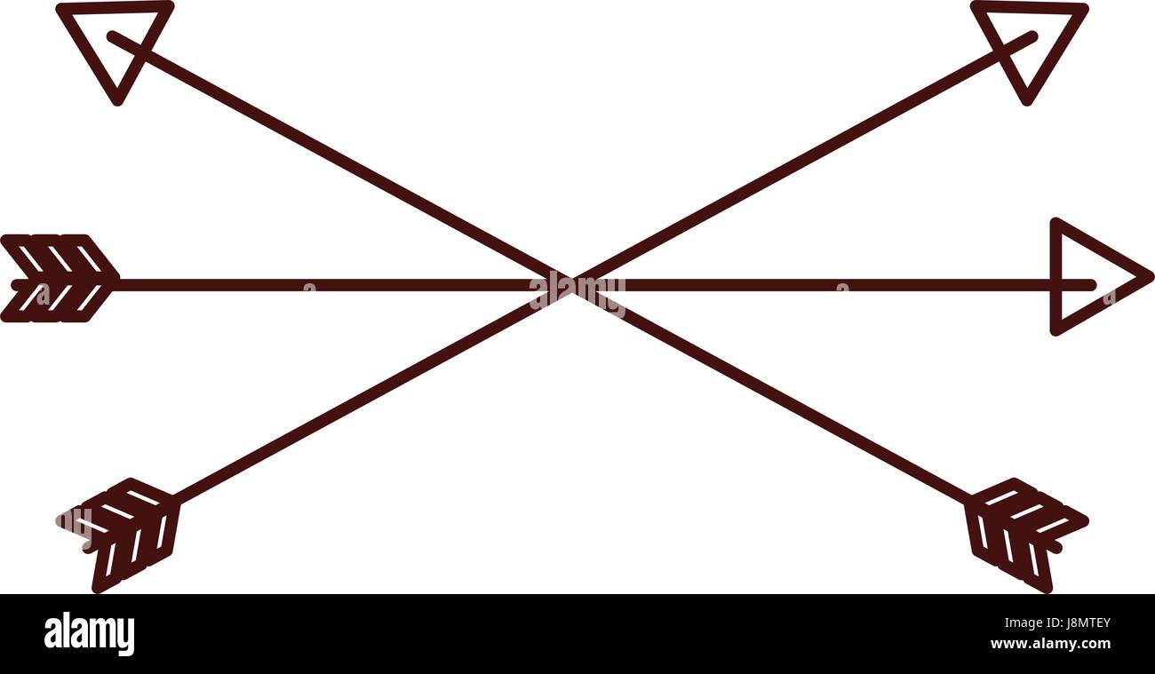 brown arrow symbol icon Stock Vector Image & Art - Alamy