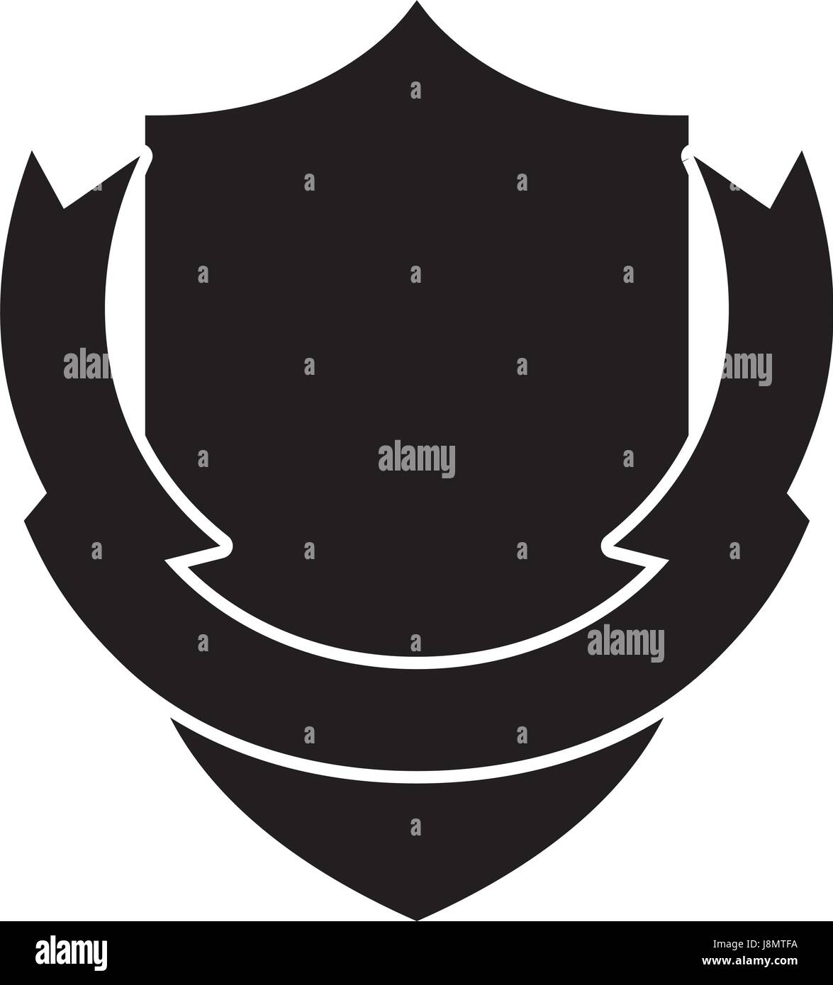 Empty Blank Emblem Badge Shield Stock Photos & Empty Blank Emblem Badge ...