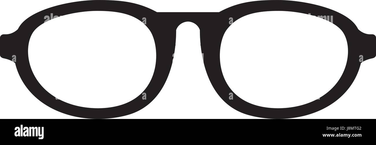 Black Icon Glasses Cartoon Stock Vector Image And Art Alamy