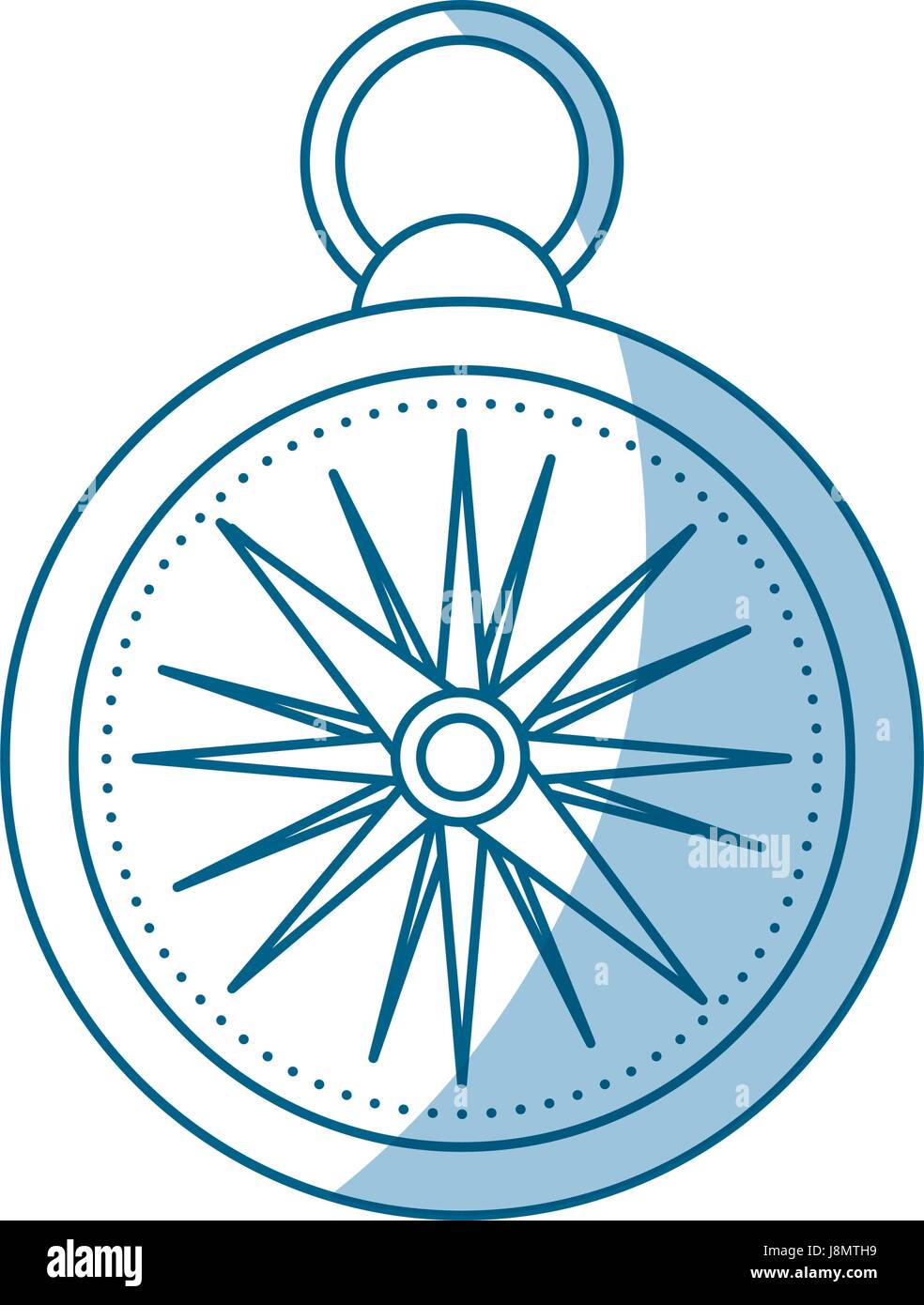 shadow compass cartoon Stock Vector Image & Art - Alamy