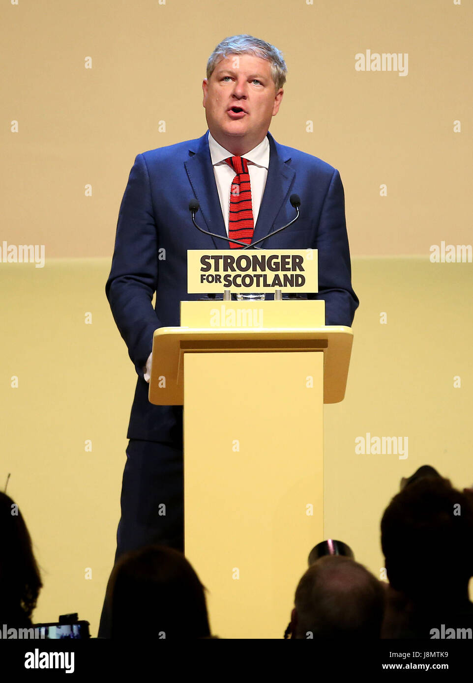 SNP deputy leader Angus Robertson speaks during the launch of the SNP ...