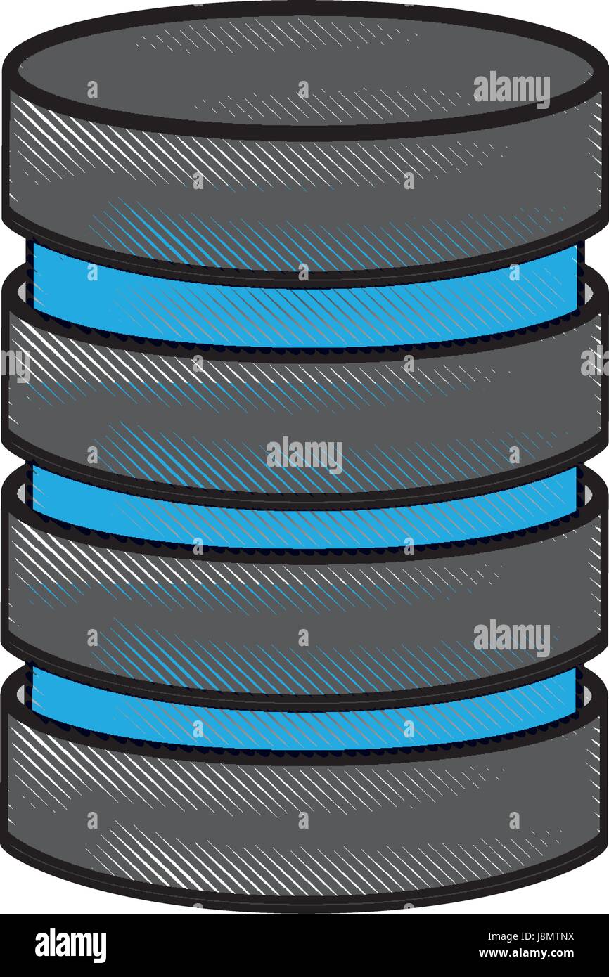 Storage database disks Stock Vector Image & Art - Alamy