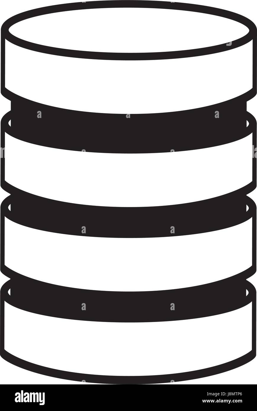 Storage database disks Stock Vector Image & Art - Alamy
