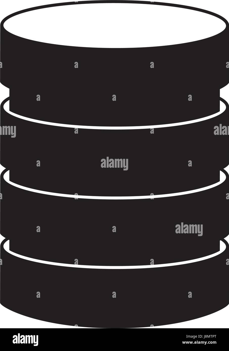 Storage database disks Stock Vector Image & Art - Alamy