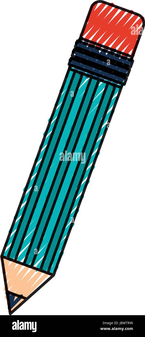 scribble pencil cartoon Stock Vector Image & Art - Alamy