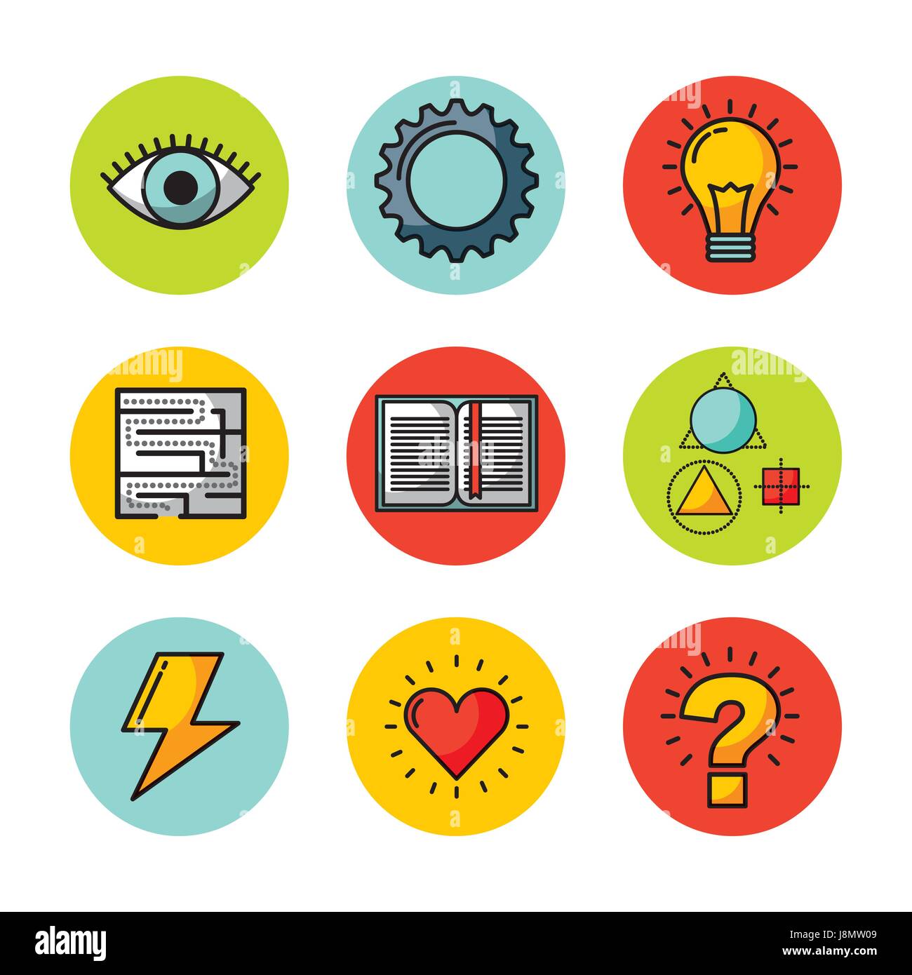 roundicon images illustration Stock Vector Image & Art - Alamy