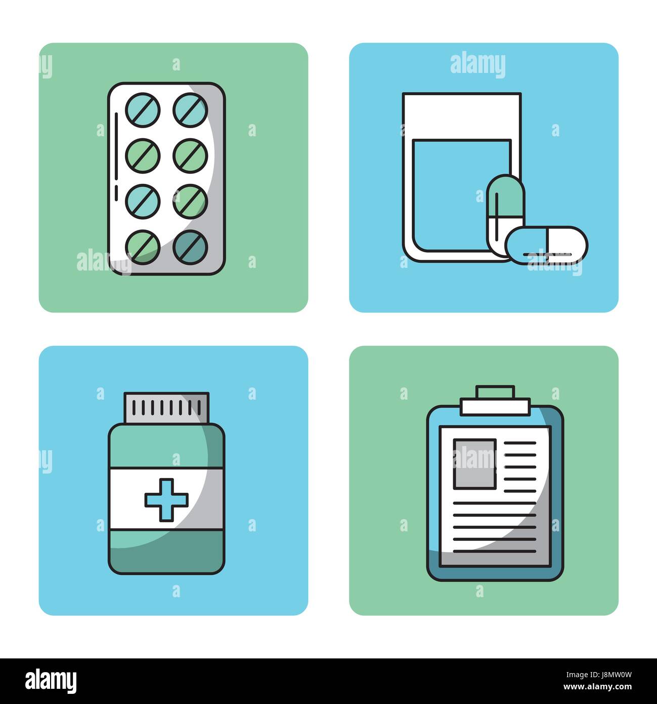 round icon health Stock Vector Image & Art - Alamy