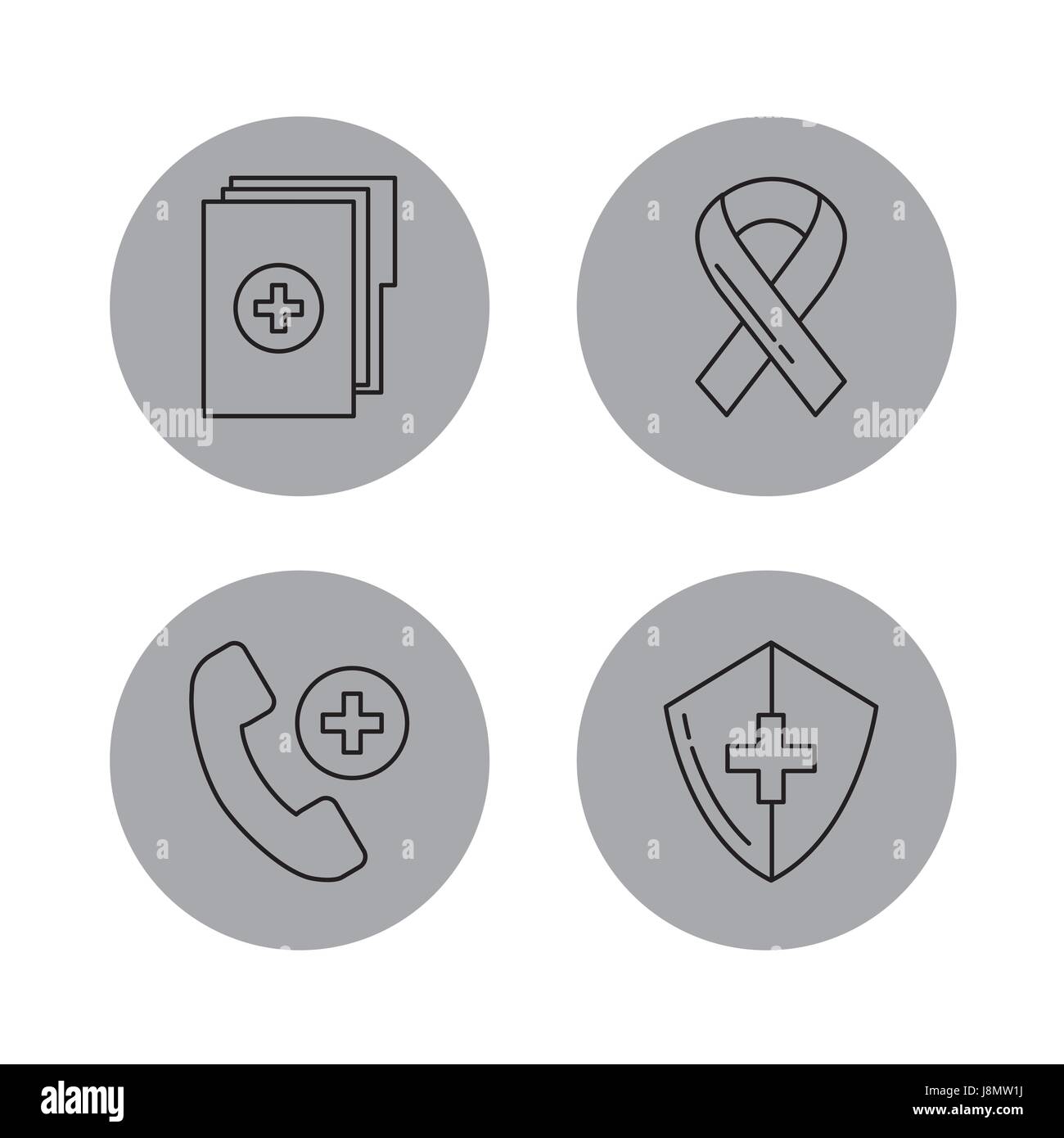 round icon health Stock Vector Image & Art - Alamy