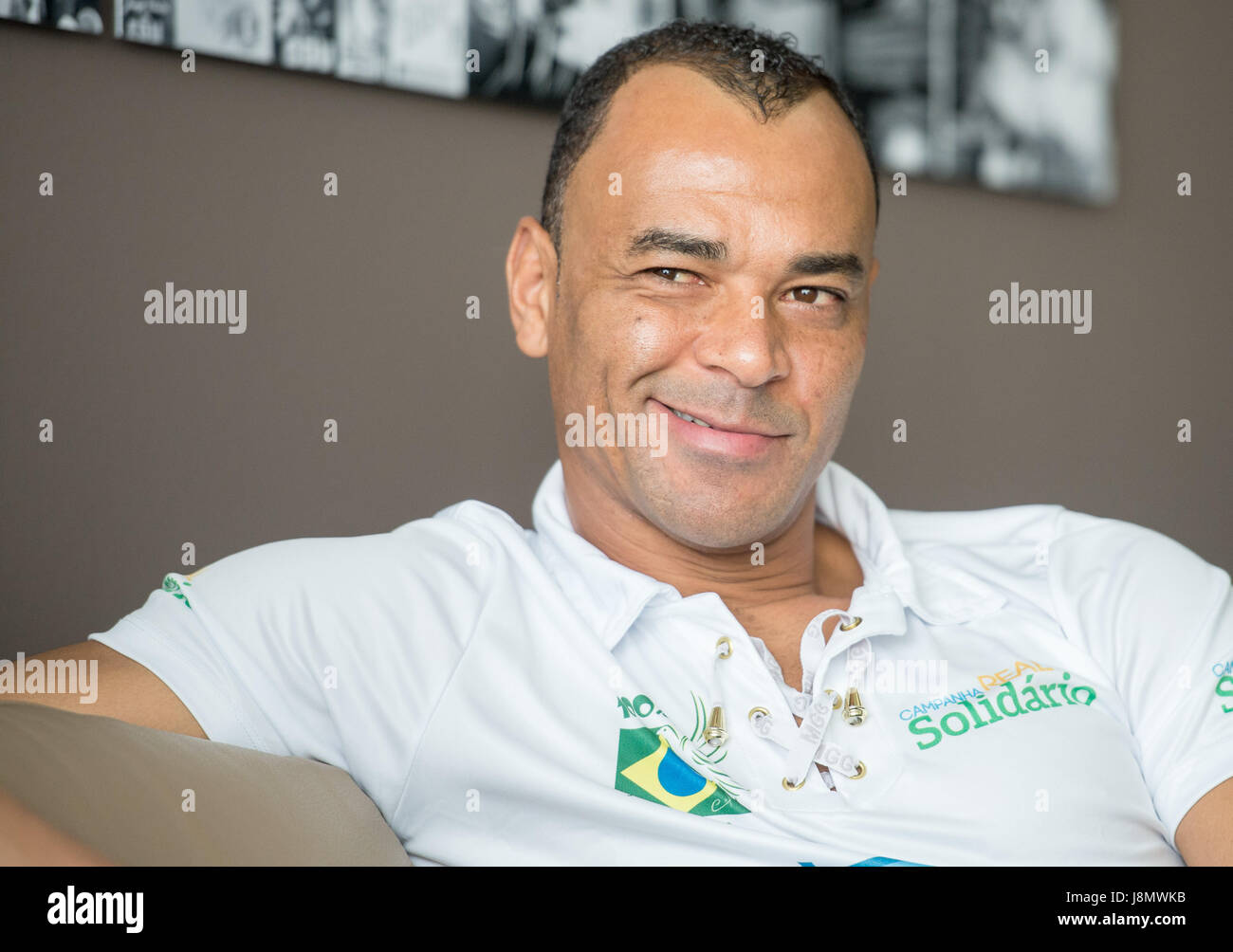 Berlin, Germany. 25th May, 2017. The former Brasilian soccer player ...
