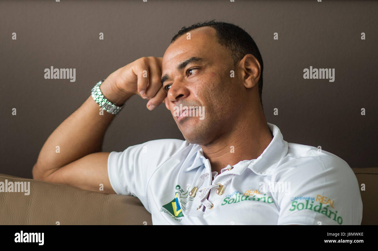 Berlin, Germany. 25th May, 2017. The former Brasilian soccer player ...