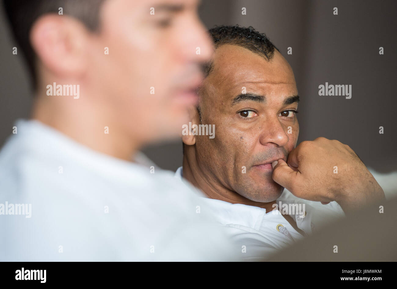 Berlin, Germany. 25th May, 2017. The former Brasilian soccer player ...