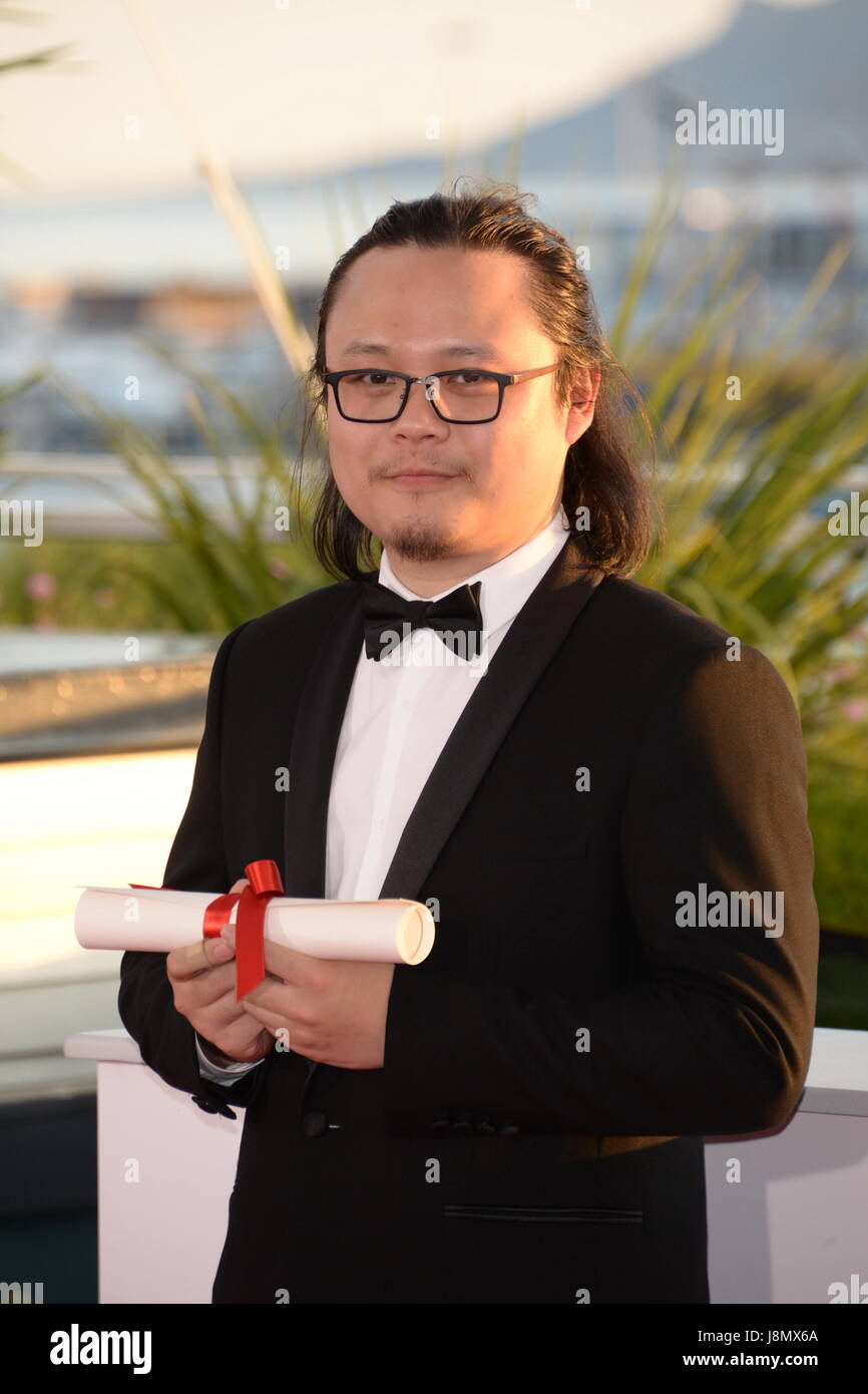 Cannes, France. 28th May, 2017. CANNES, FRANCE - MAY 28: Qiu Yang ...