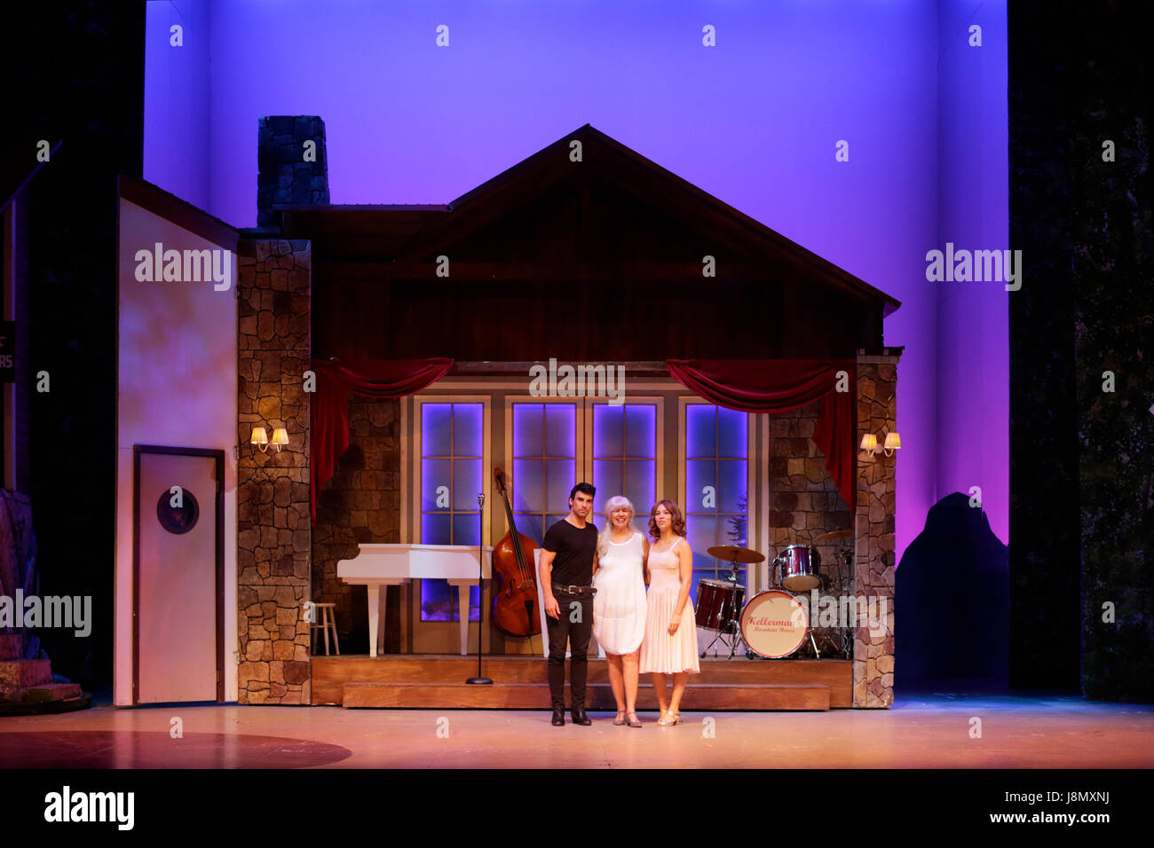 Actress Eleanor Bergstein during the visit of a dirty dancing musical ...