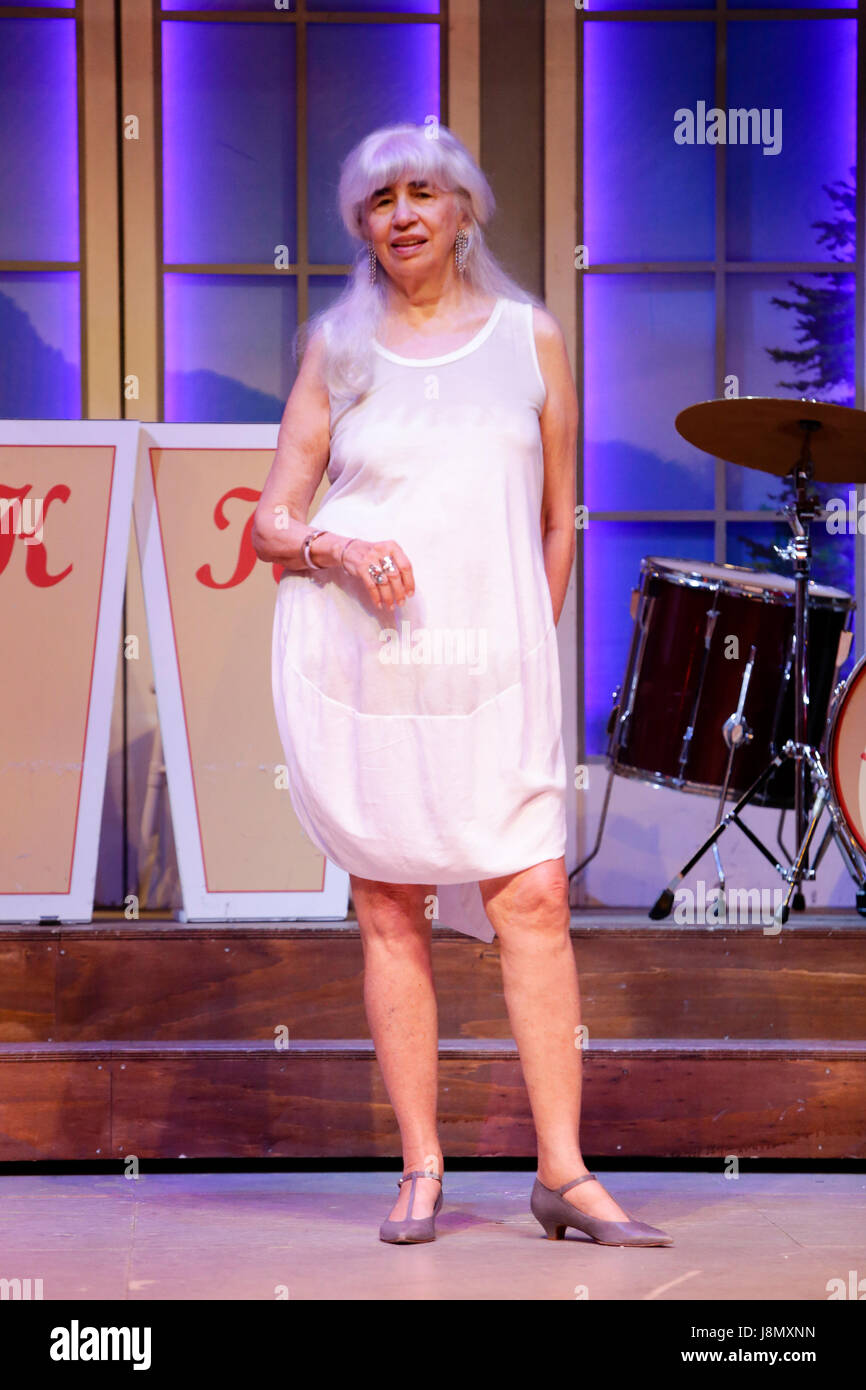 Actress Eleanor Bergstein during the visit of a dirty dancing musical ...