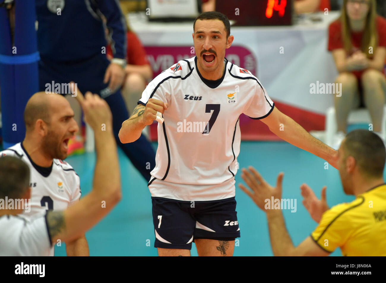 L-R Sotiris Petrakidis, Gabriel Georgiou, Marinos Papachristodoulou ...