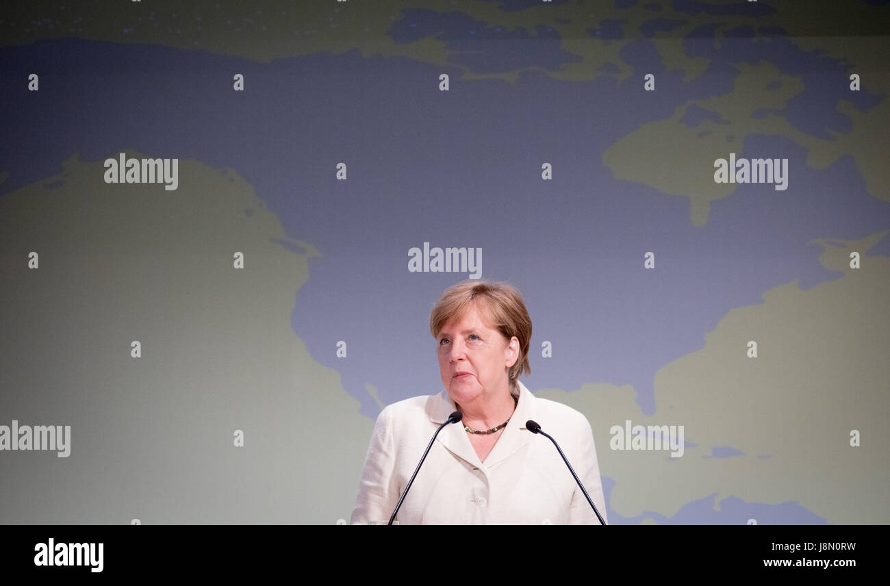 Berlin, Germany. 29th May, 2017. German Chancellor Angela Merkel (CDU ...