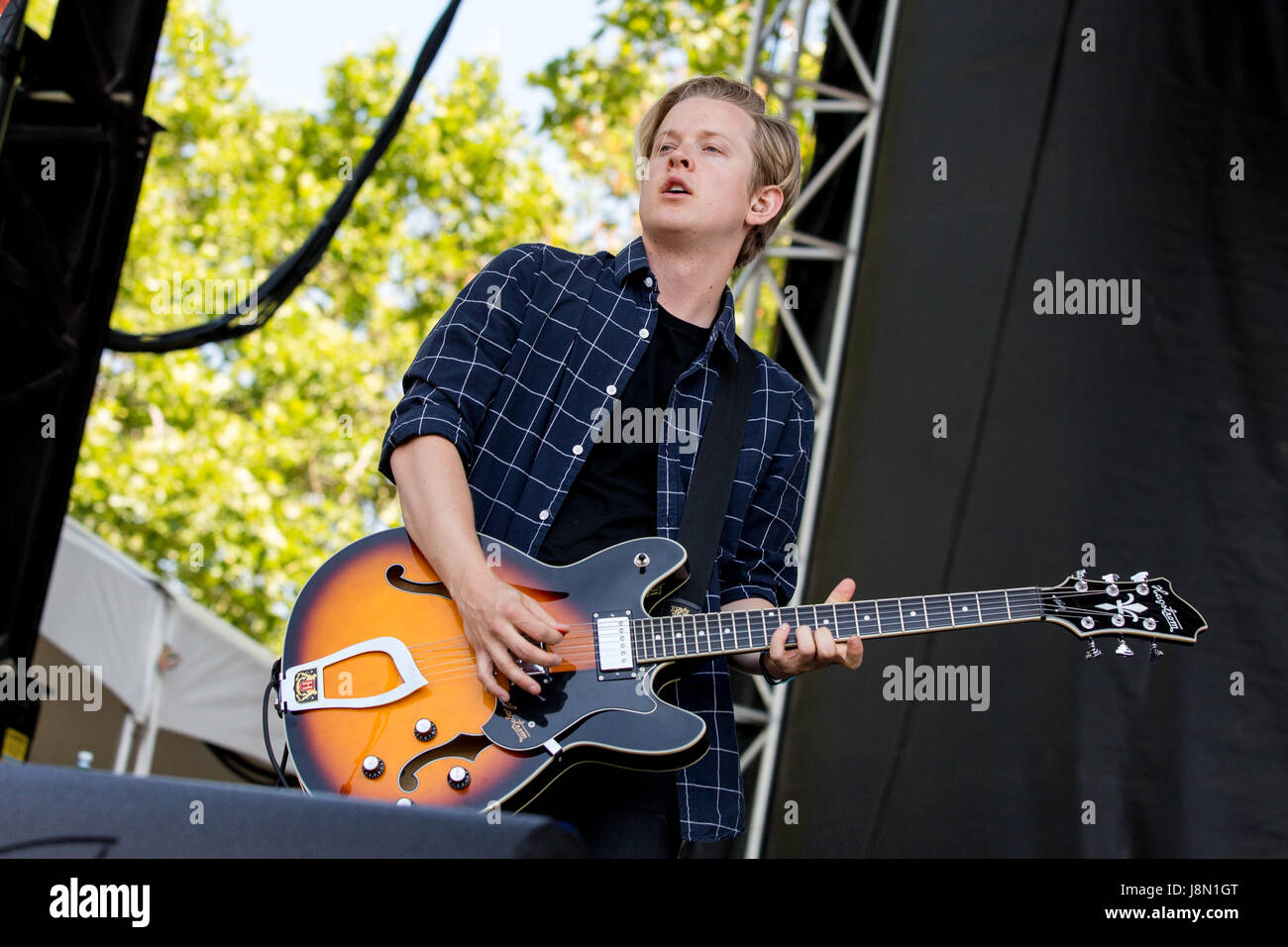 Napa, California, USA. 28th May, 2017. MAX BECKER of SWMRS during the ...