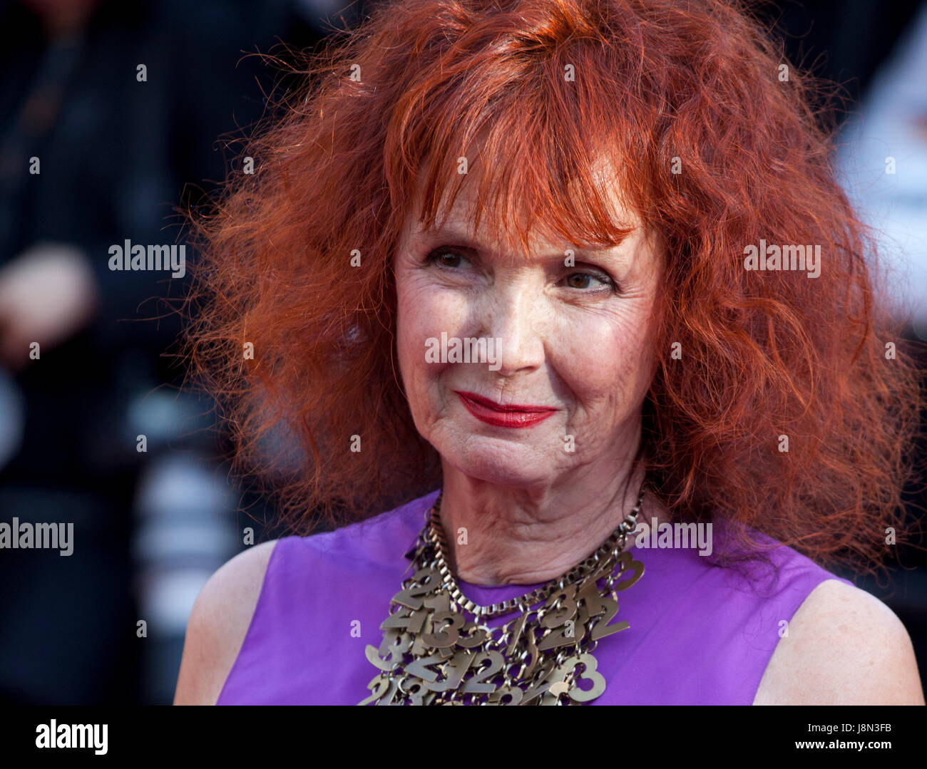 Cannes, France. 28th May, 2017. Actress Sabine Azema arriving to the ...