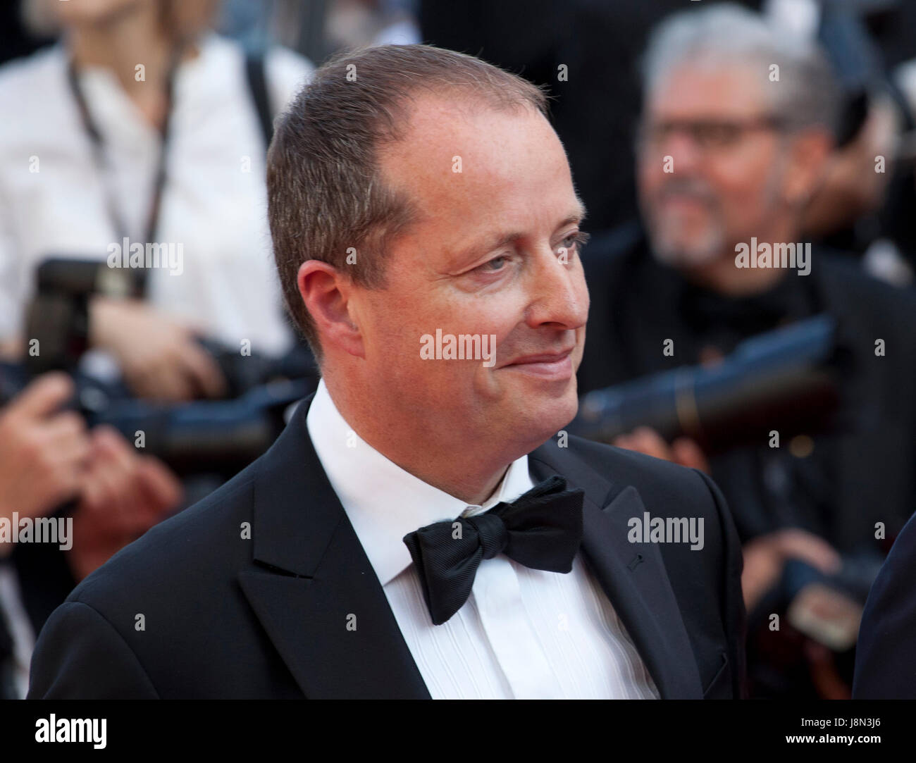 Cannes, France. 28th May, 2017. Andrew Lowe arriving to the Closing ...