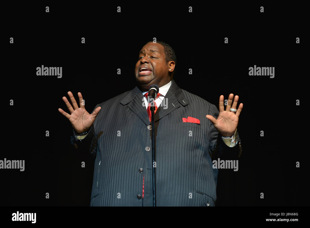 Miami, FL, USA. 28th May, 2017. Actor/comedian Bruce Bruce performs ...