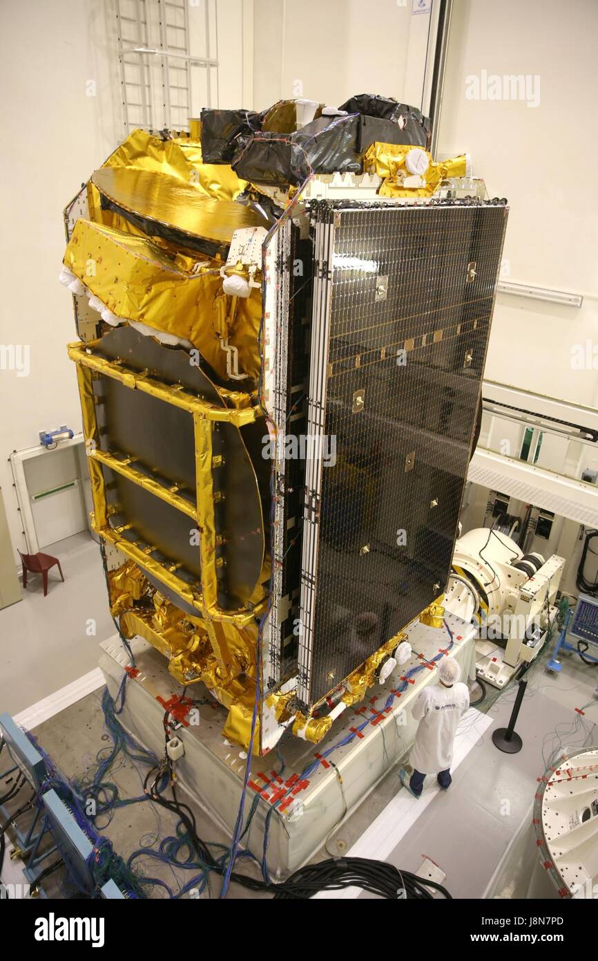 HANDOUT - The photo provided by Airbus Defence and Space on 30 May 2017 ...