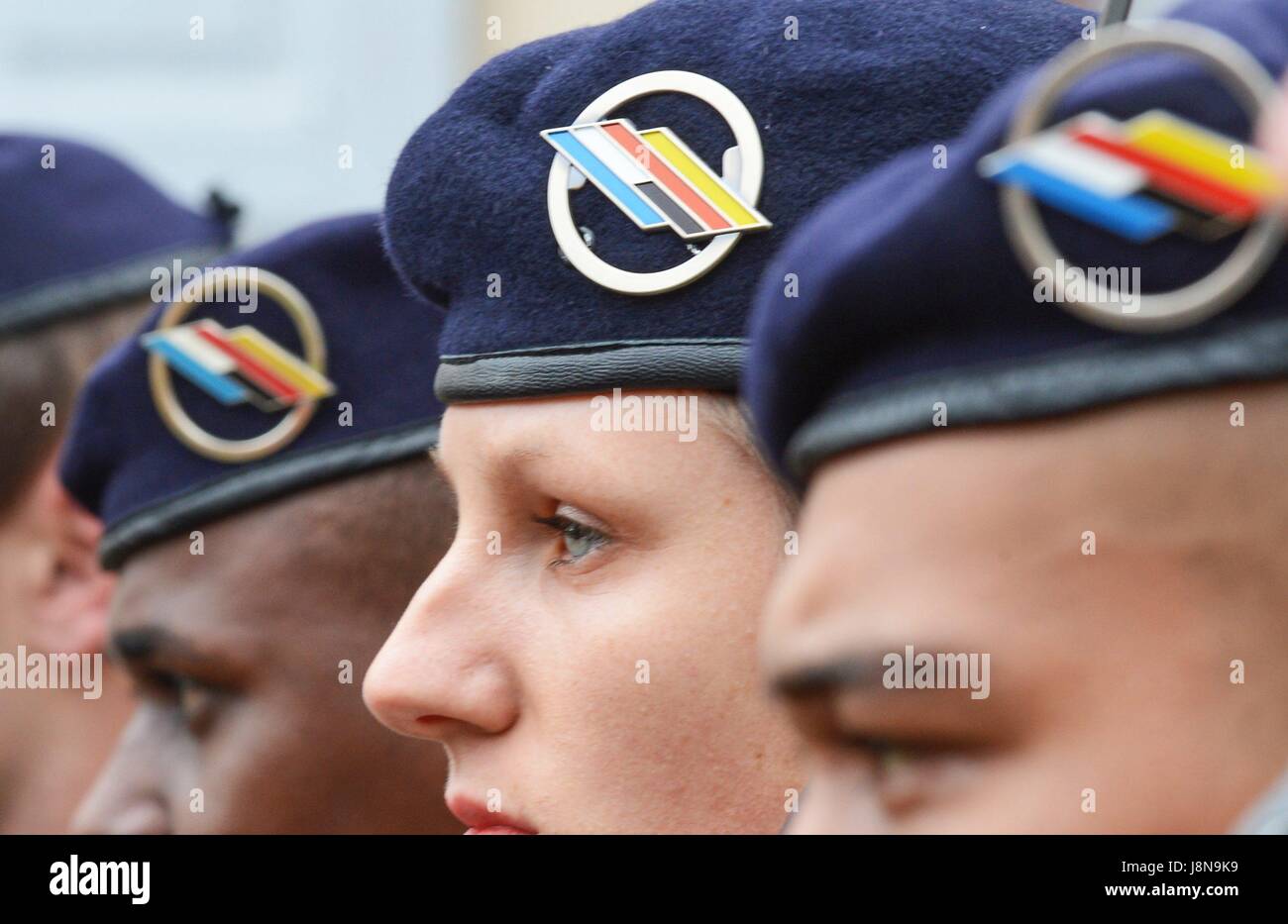 soldiers of the German- French brigade, Müllheim, Oct. 10, 2012 ...