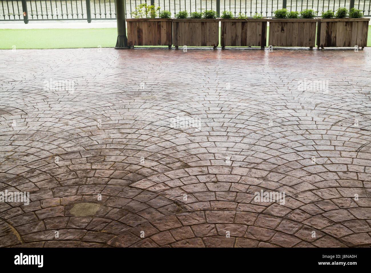 Stone Brick Pavement Texture Background, stock photo Stock Photo - Alamy