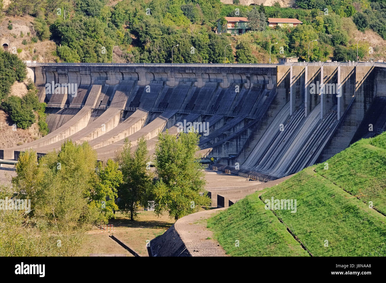 blue, bridge, wall, dam, style of construction, architecture ...