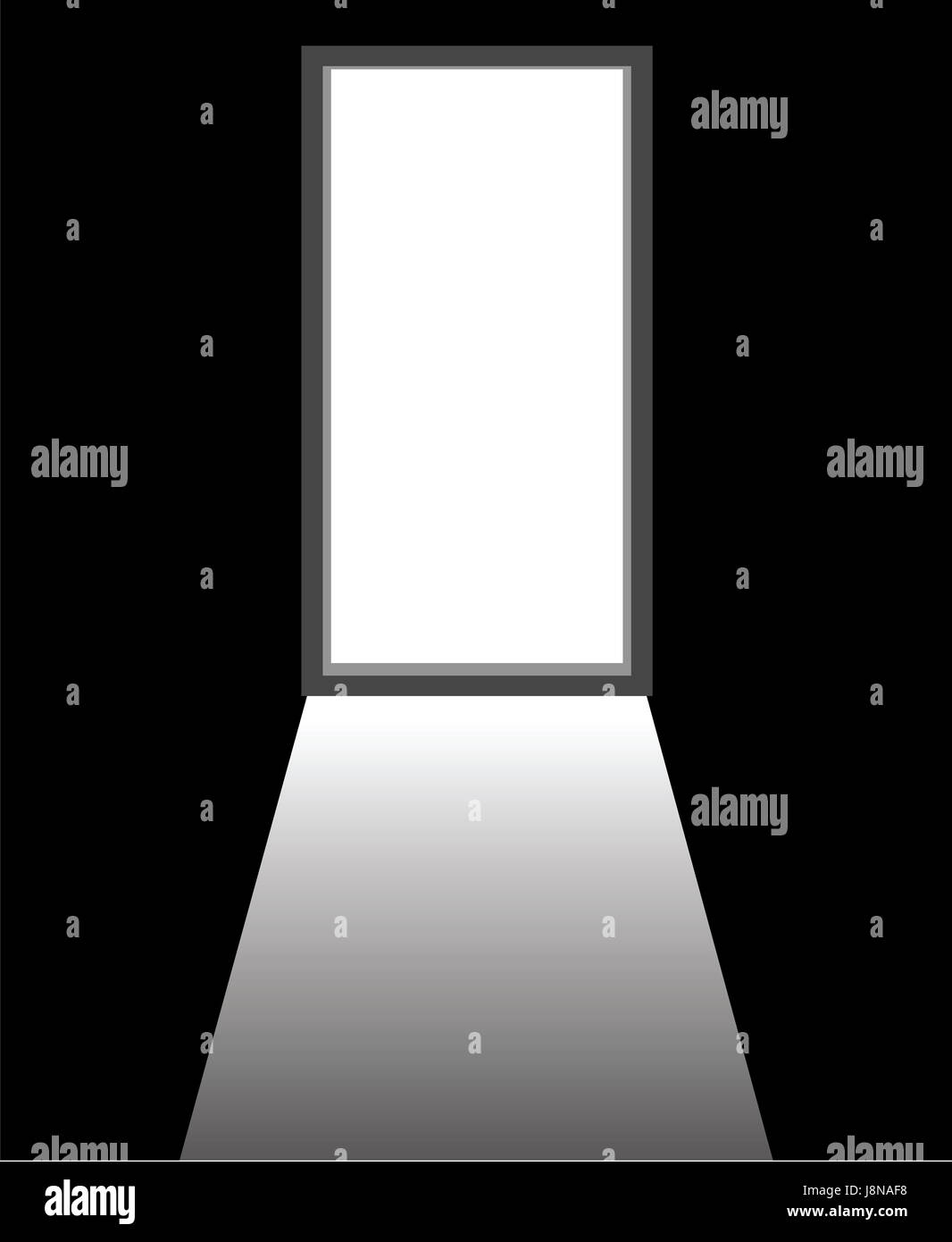 room, darkness, entrance, door, open, creepy, halloween, exit, escape ...