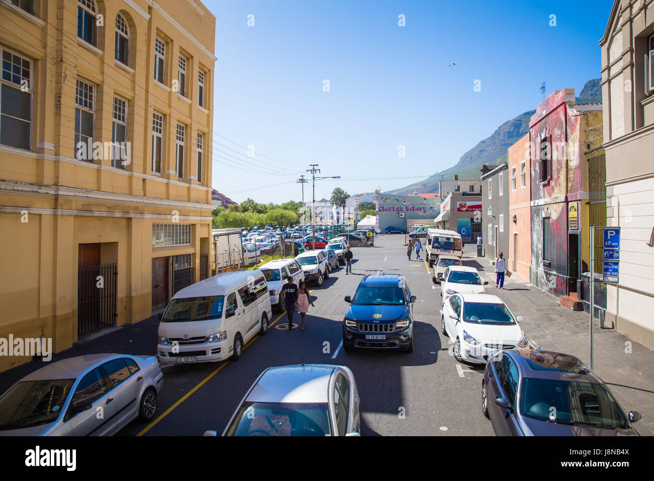 Cape Town, South Africa - 28 JANUARY 2015: Cape Town city sightseeing ...