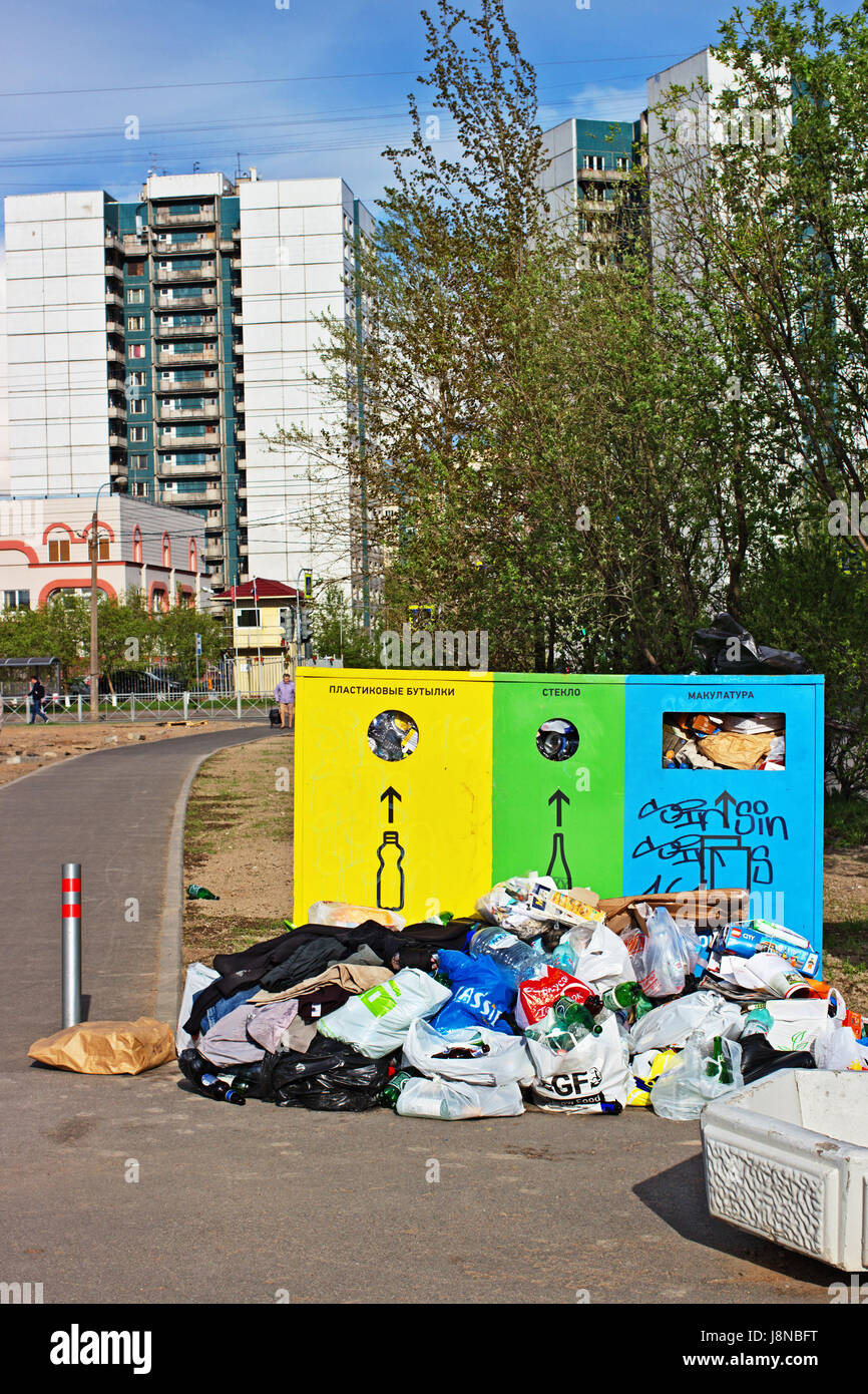 Refuse collection container Stock Photo - Alamy