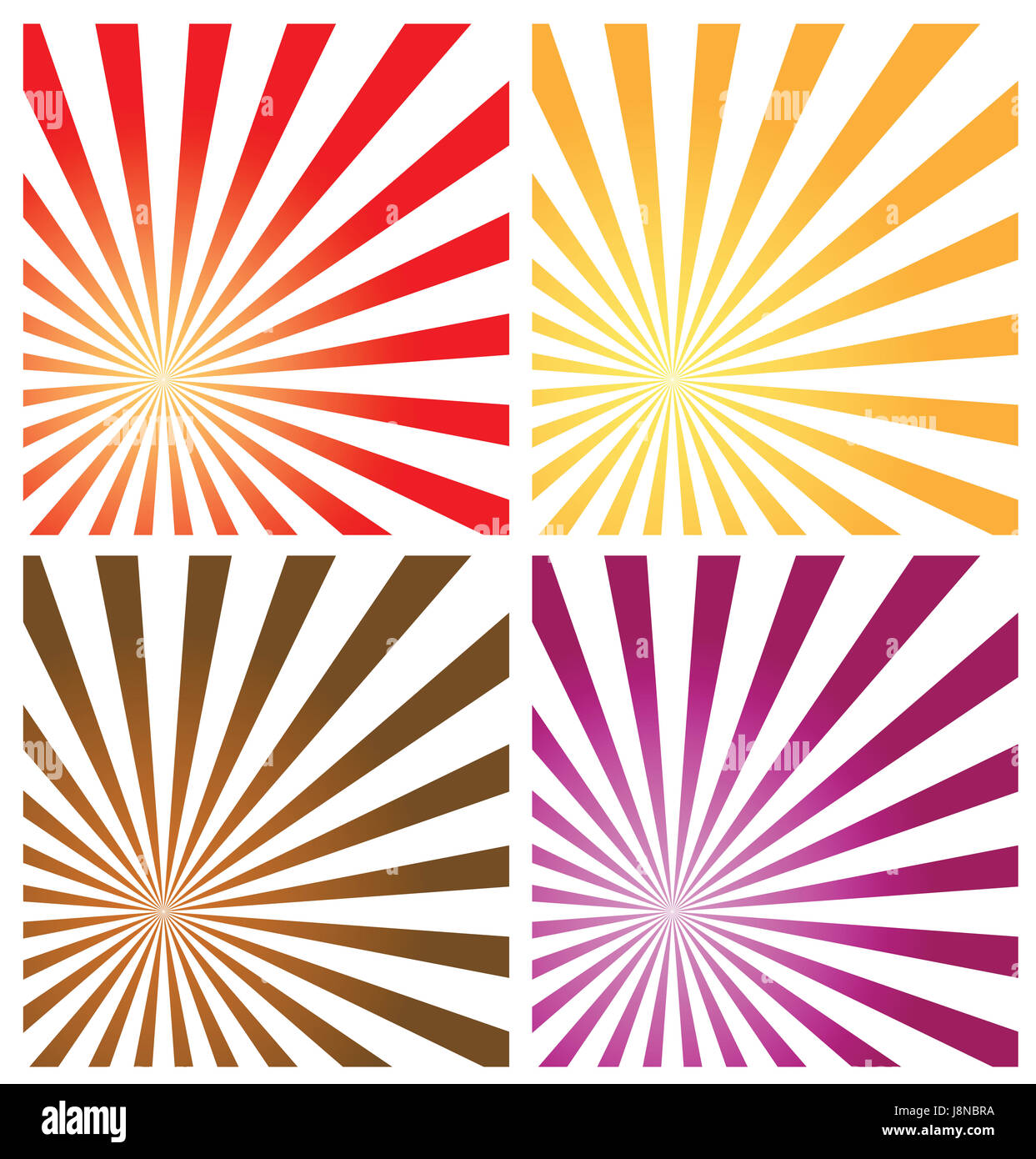 Retro patterns sunburst hi-res stock photography and images - Alamy