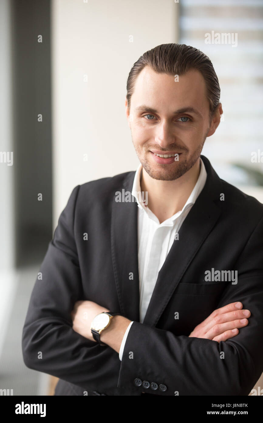 Confident executive ready for realize ambitions Stock Photo - Alamy