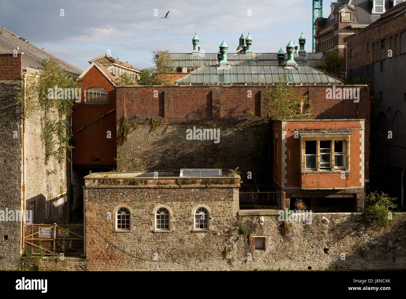 buildings, city, town, industrial, work, factory, style of construction ...
