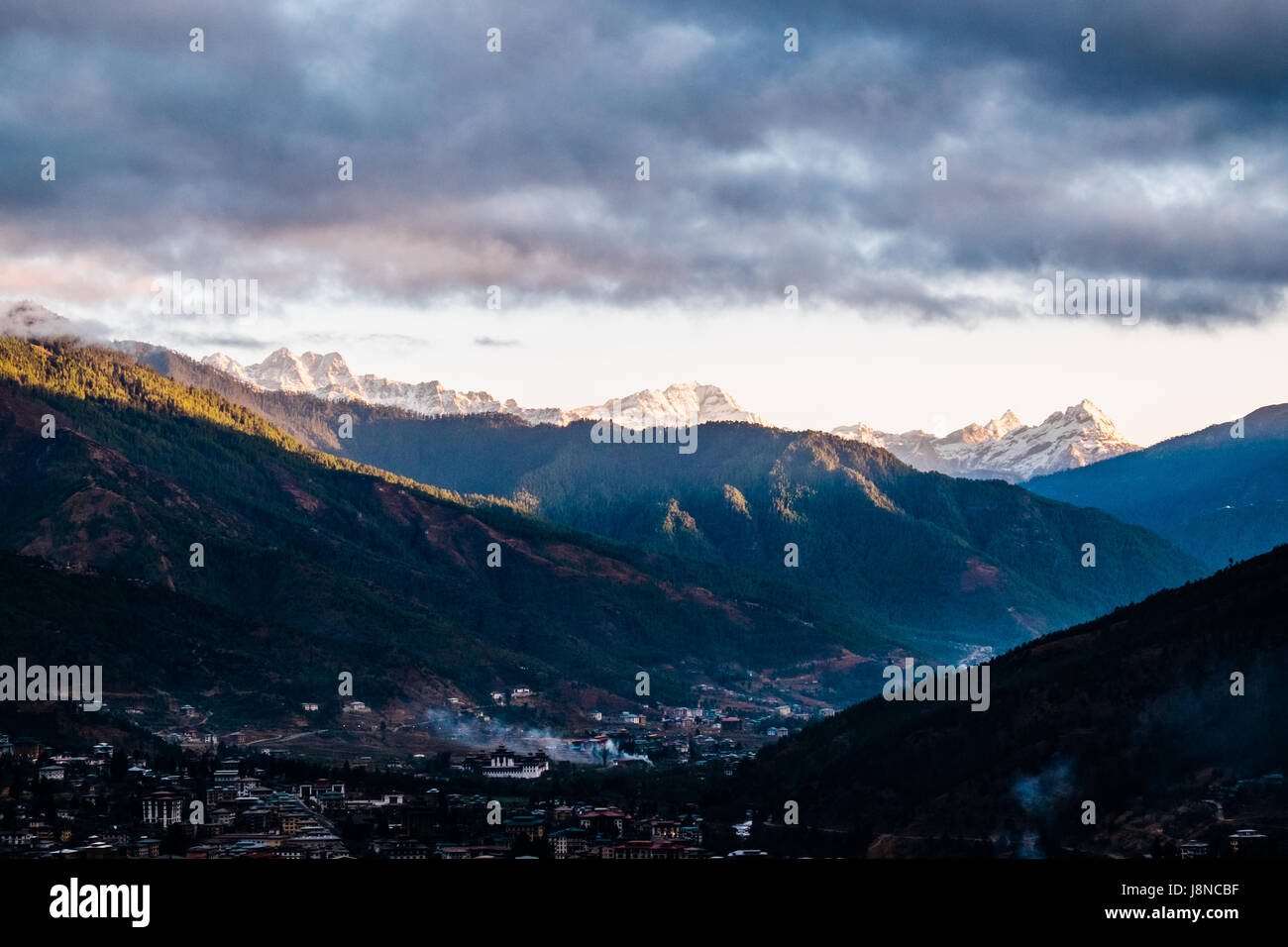 Bhutan Landscape Sunset High Resolution Stock Photography and Images ...