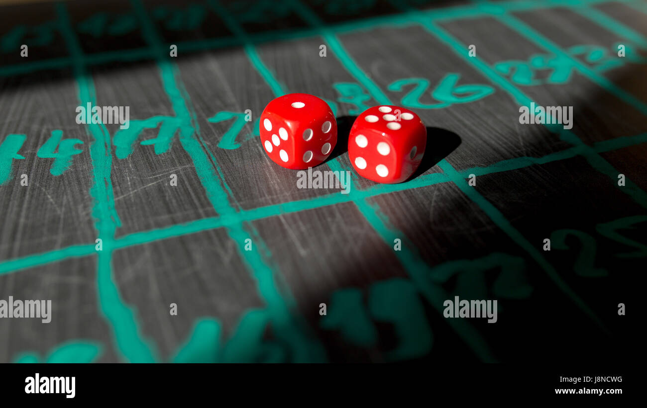 dice for gambling close up Stock Photo - Alamy