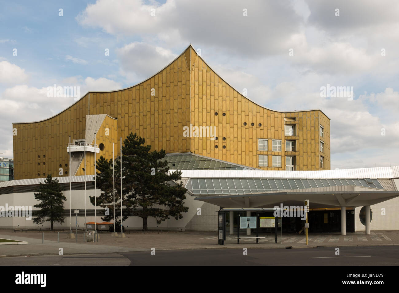 BERLIN, 24TH APRIL: The Berliner Philharmonie, concert hall in Berlin ...