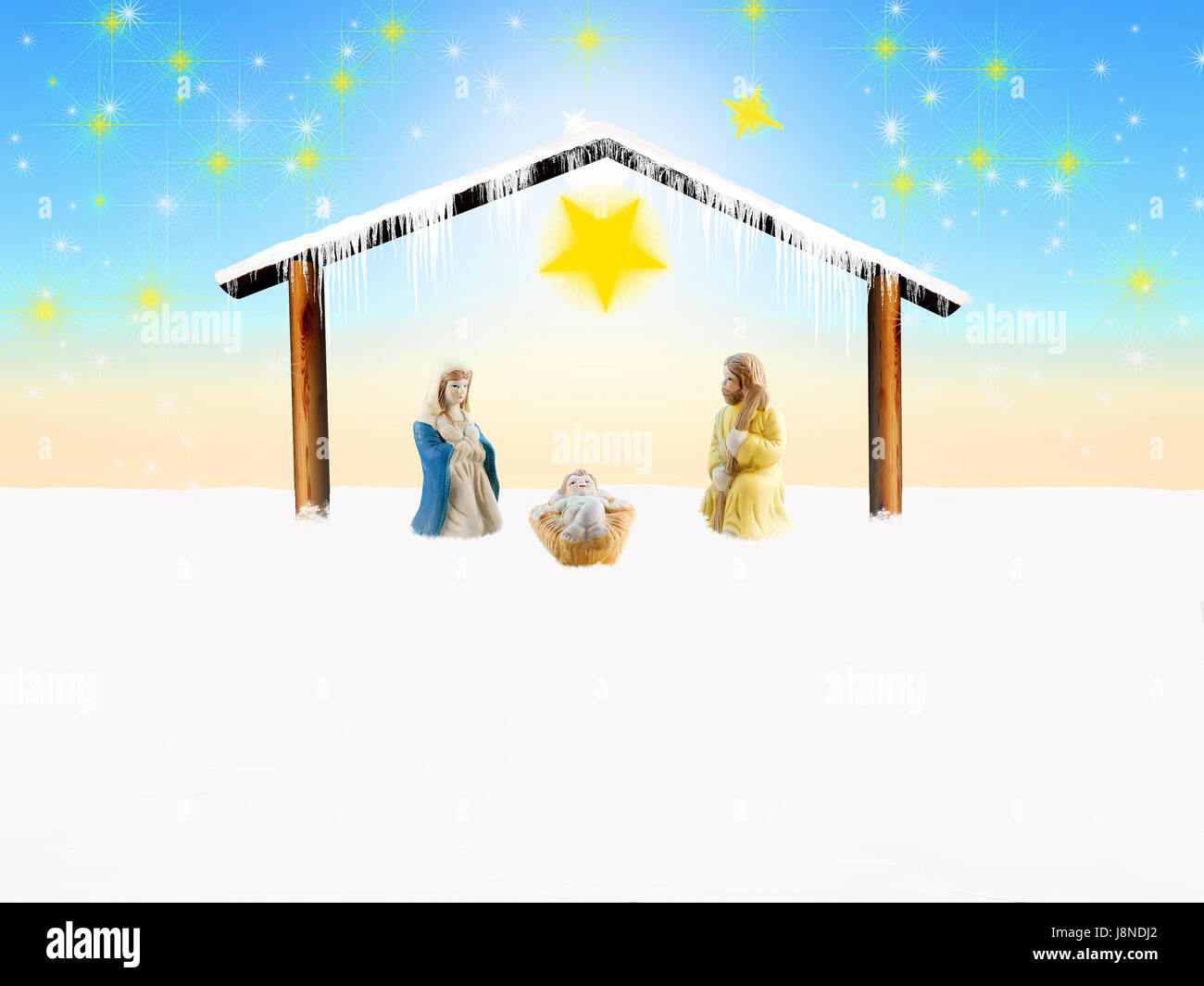 night, nighttime, christ, mary, joseph, star, jesus, religion ...
