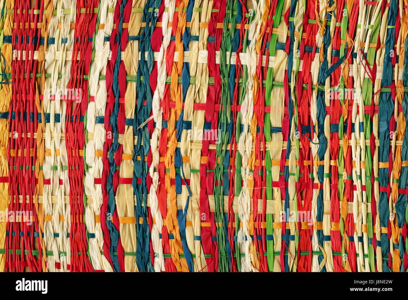 Colorful weave folded paper craft background Stock Photo - Alamy